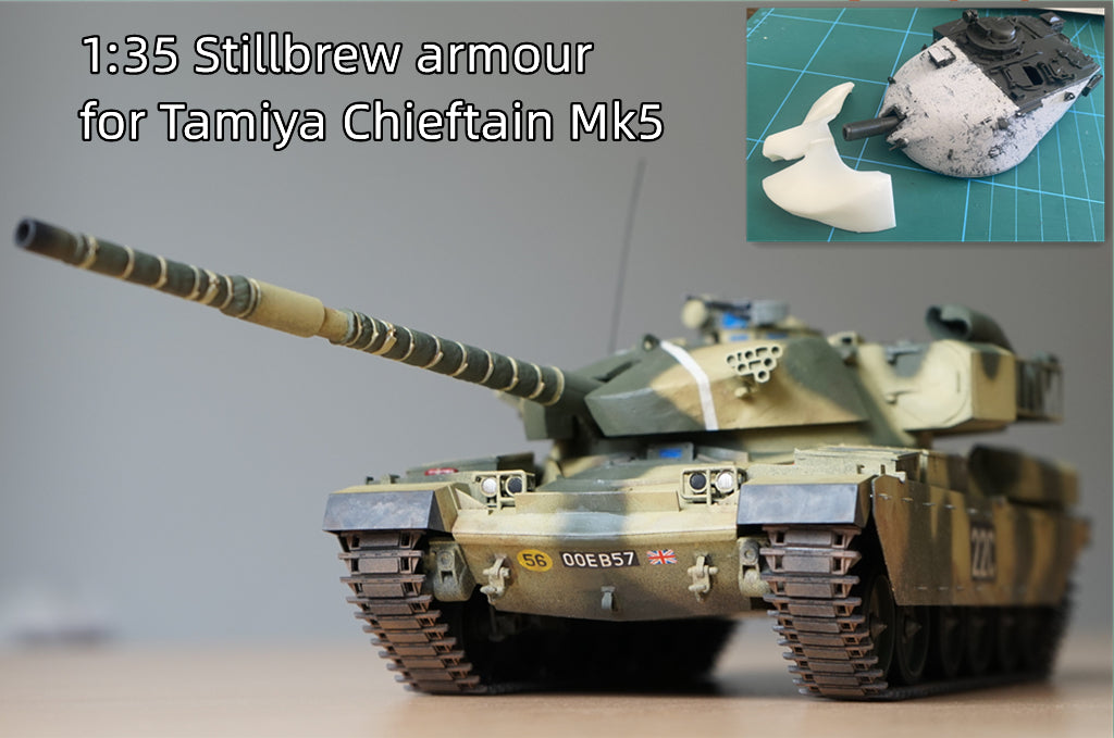 1:35 Stillbrew add-on armour, for Tamiya Chieftain Mk5, Chieftain tank ...