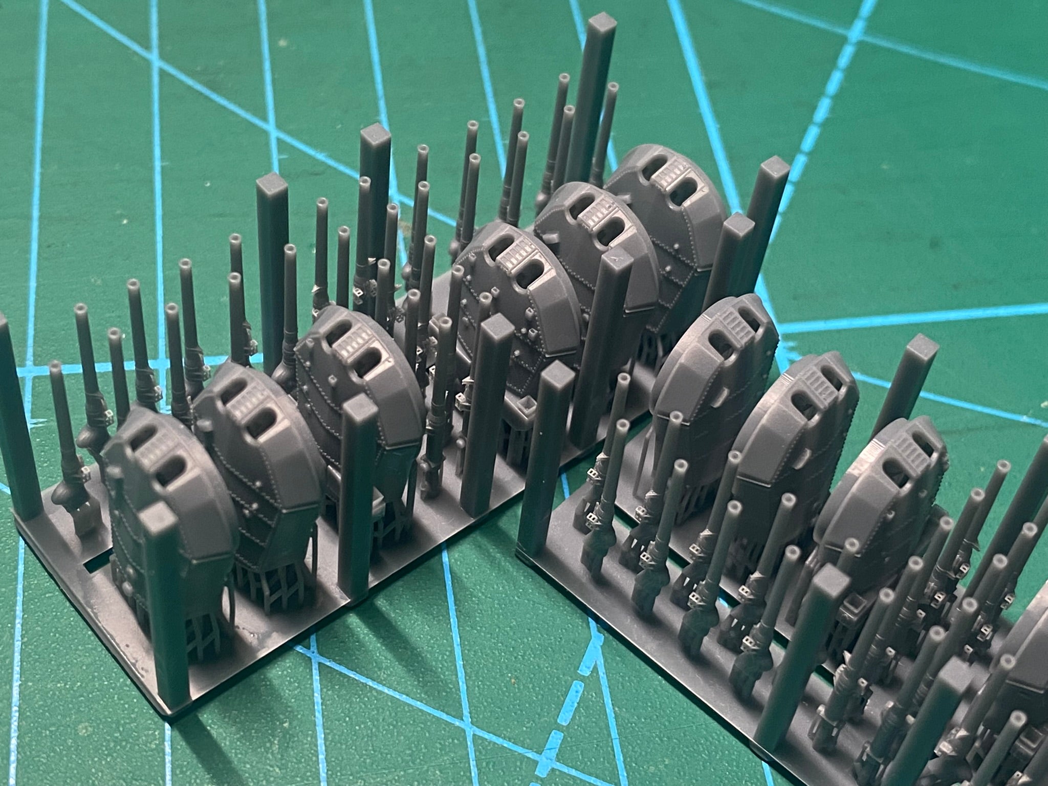 1:700 IJN 14 inch gun turret, 356mm turret, Kongo turret, Fuso turret ...