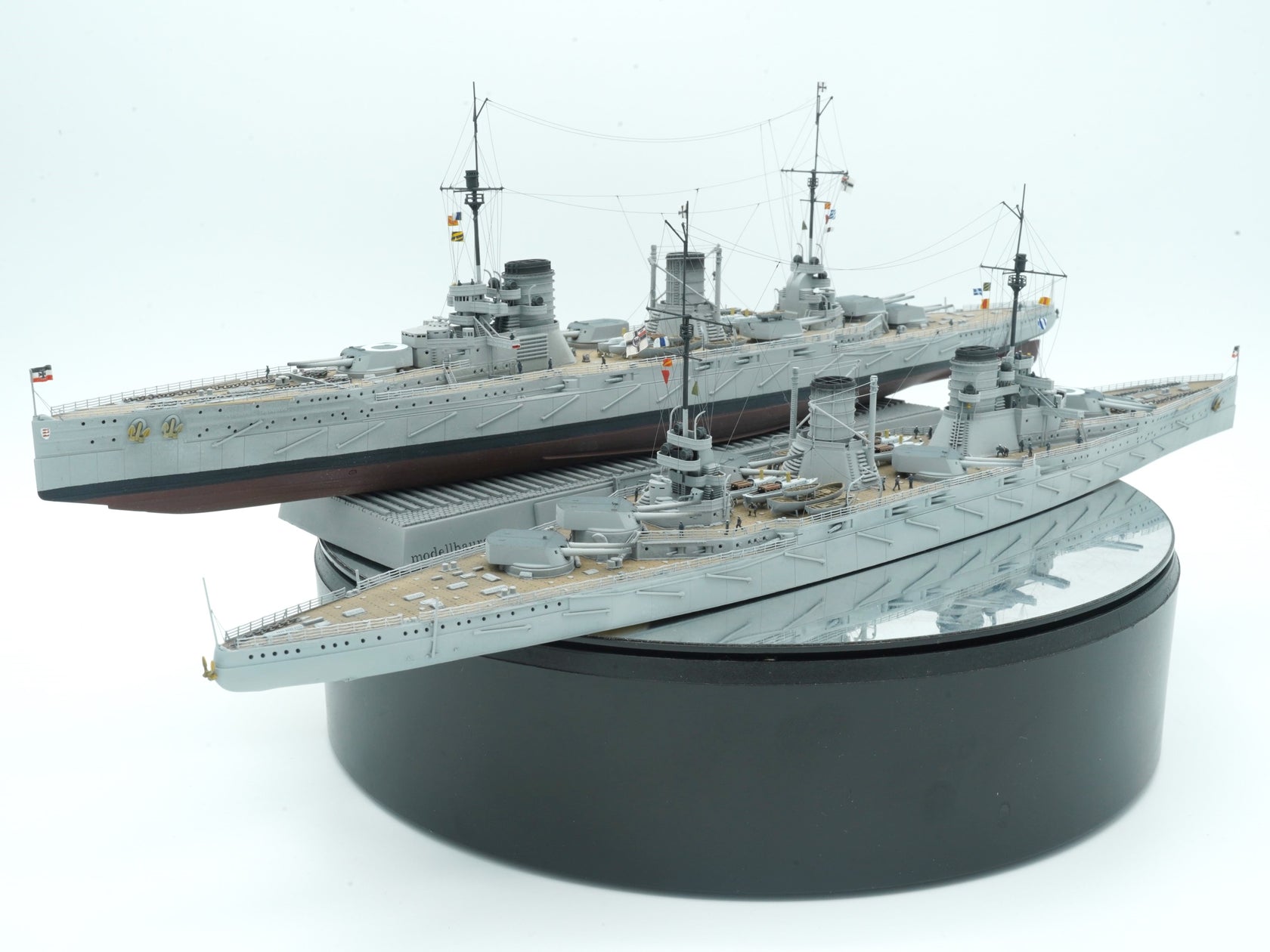 1:700 German Battlecruiser SMS Seydlitz, Full Hull, WaterLine, 3d prin ...