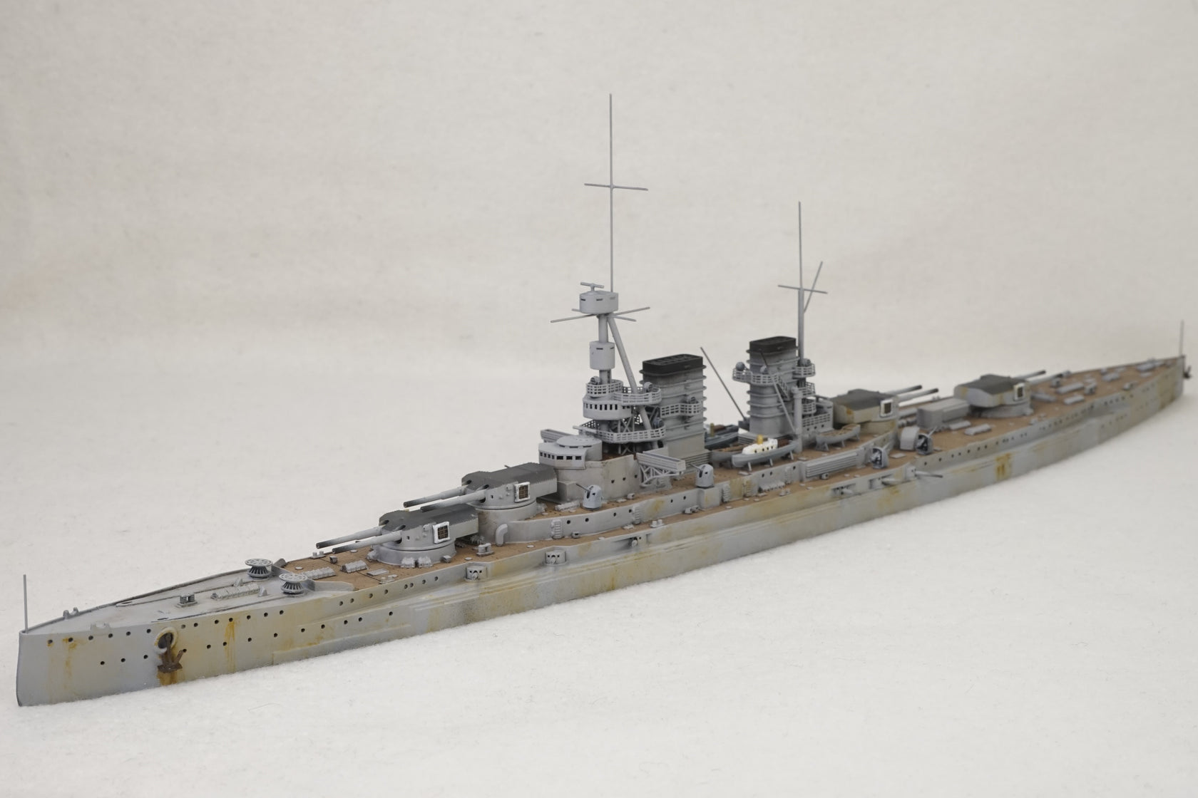 1:700 SMS Mackensen, german battlecruiser, WWI, resin, 3D printed kit ...