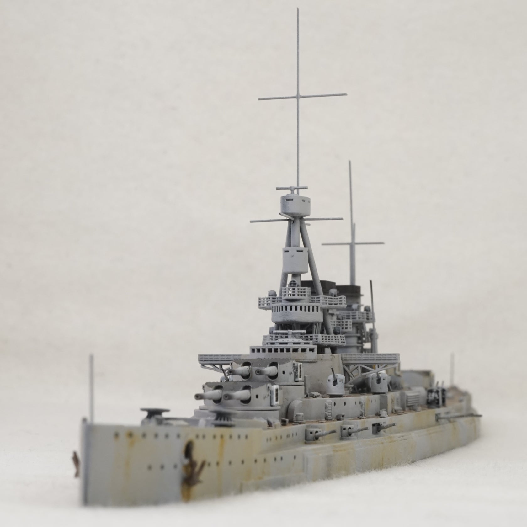 1:700 SMS Mackensen, german battlecruiser, WWI, resin, 3D printed kit ...